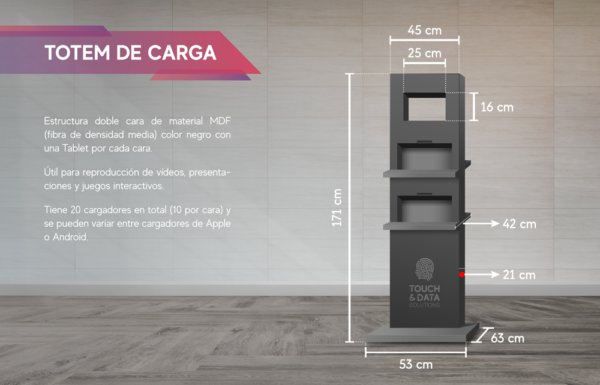 Alquiler de Totem Interactivo Publicitario - Colombia - Touch Data